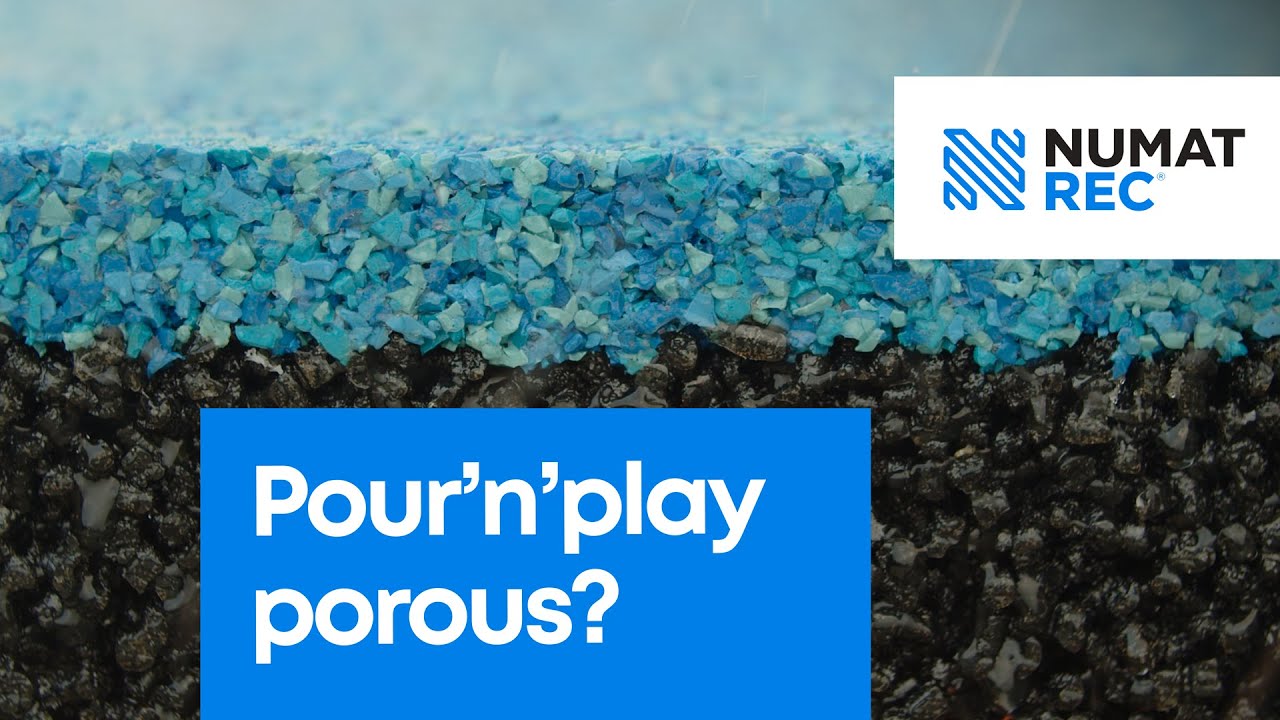 Playground Surfacing | Is Pour'n'Play Porous? - YouTube