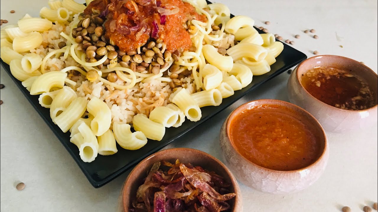 Egyptian Kushari/Koshary - YouTube