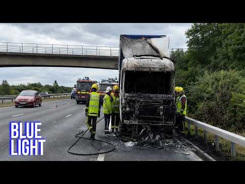 Lorry Explodes On Motorway As Major Incident Declared | Motorway Cops FULL EPISODE | Blue Light