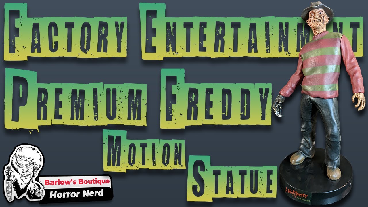 Factory Entertainment Freddy Krueger Motion Statue - YouTube
