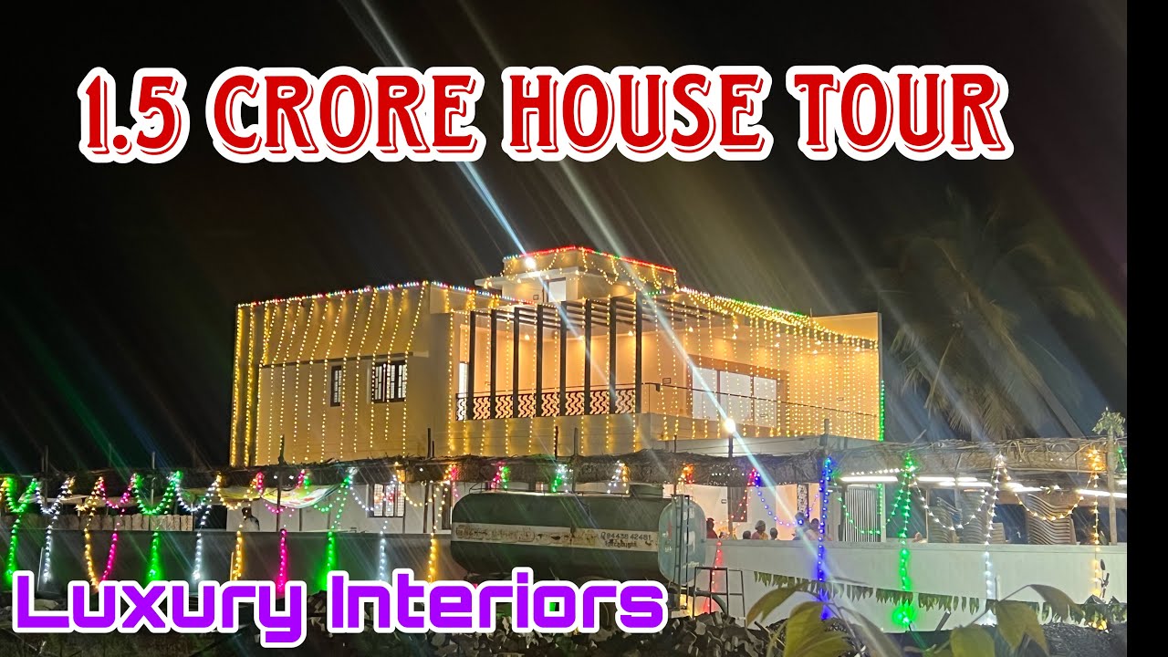 1.5 Crore Luxury Home Tour 🤯 | 1.5 கோடி வீடு 😰 #hometour #luxuryhomes # ...