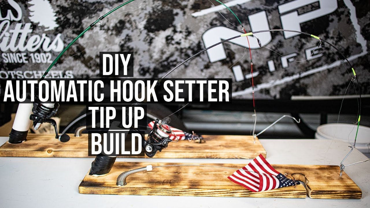 DIY IFISH Pro | Homemade Automatic Hook Setter | Hook Setter Tip Up ...