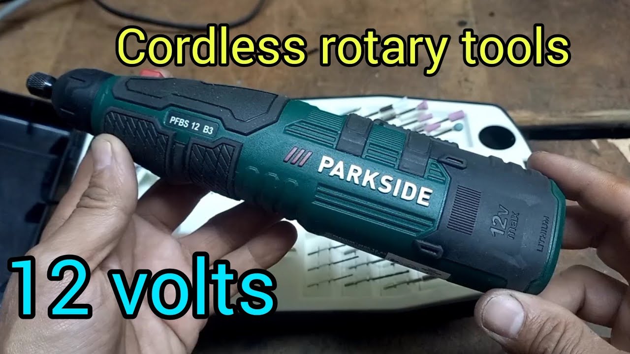 Herramienta rotativa inalambrica (cordless rotary tools Parkside) 12 ...