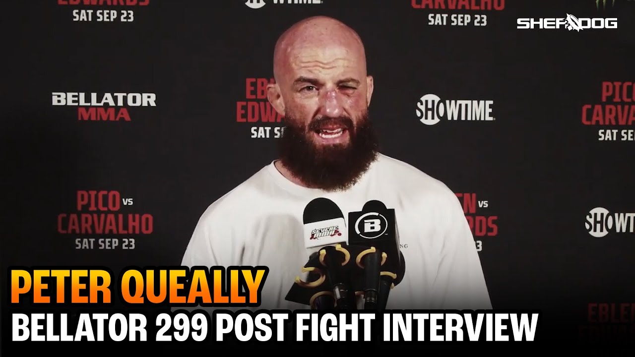 Peter Queally | Bellator 299 Post Fight interview - YouTube