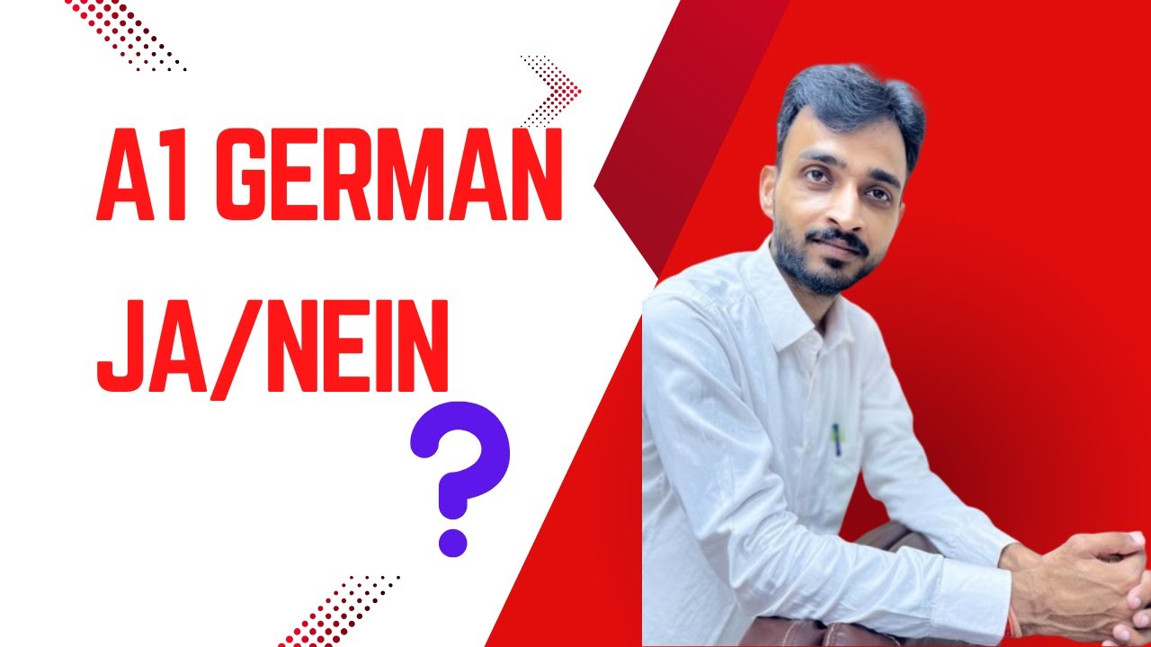 JA/ NEIN FRAGE | A1 GERMAN | BASIC GERMAN - YouTube