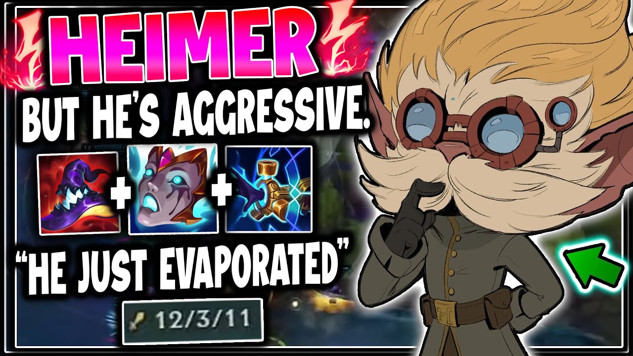 Heimerdinger But He One Pops You Like An ASSASSIN Midlane! - League of ...