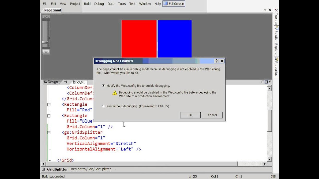 7 Silverlight Using a GridSplitter - YouTube