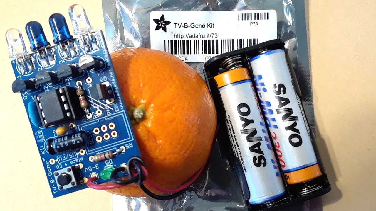 The TV-B-Gone: Make it in 30 minutes! - YouTube