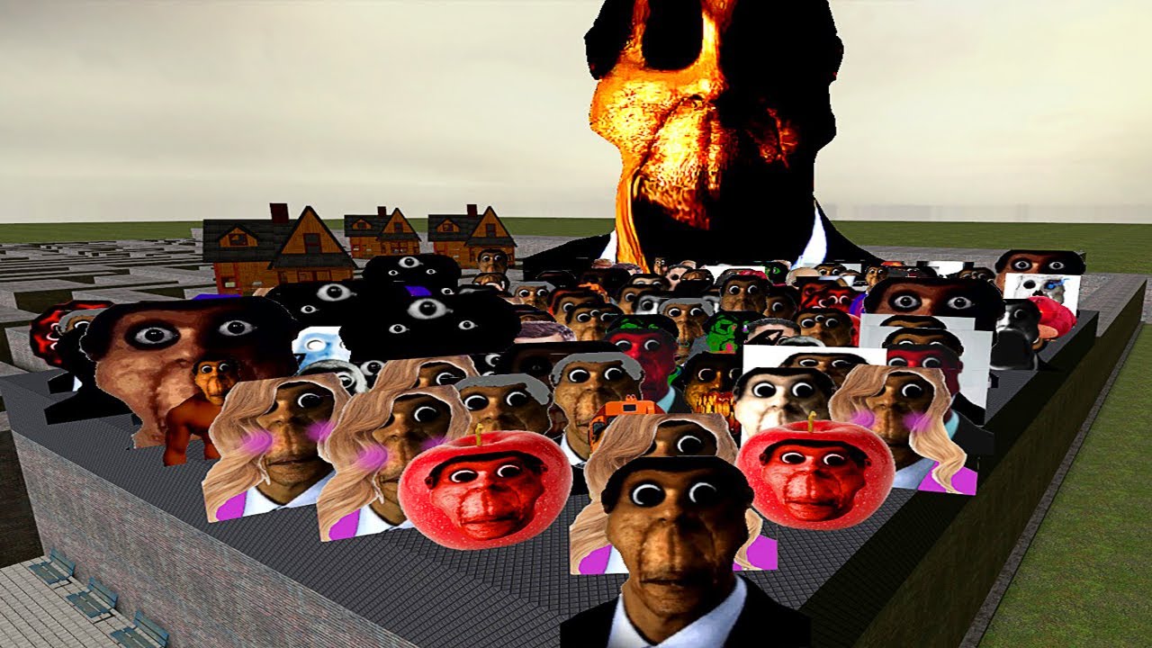 JUMPSCARES OBUNGA FAMILY BACKROOMS- Donald trump & Rainbow Friends ...