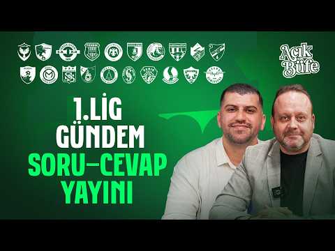CANLI | 1. Lig Özel Soru-Cevap Yayını | Nazım Türknas, Serhat Hergüner