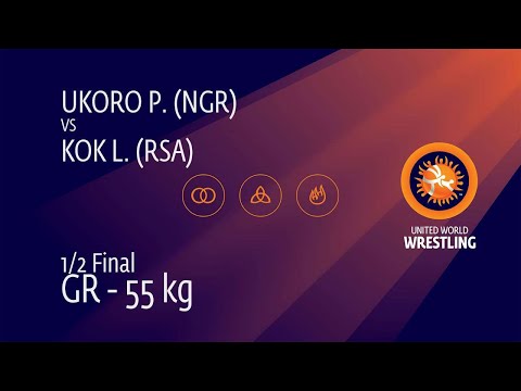 1/2 GR - 55 kg: P. UKORO (NGR) v. L. KOK (RSA)