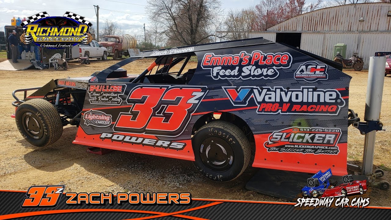 #33Z Zach Powers - Open Wheel - 4-6-19 Richmond Raceway - In Car Camera ...