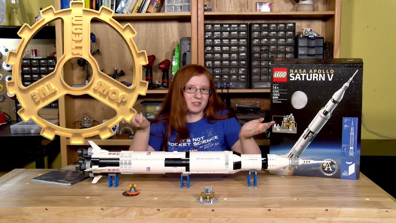 Lego Saturn V: Second Lego Apollo 50th Moon Landing Build - YouTube