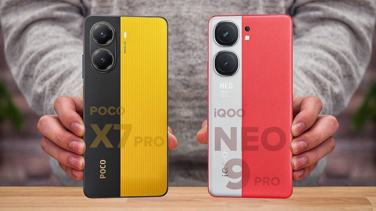 Poco X7 Pro Vs iQOO Neo 9 Pro || Full Comparison ⚡ Which one is Best ...