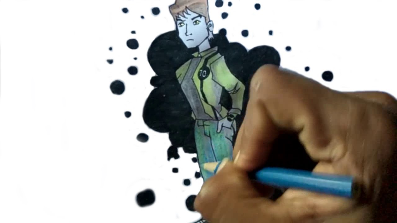 How to Draw Ben Tennyson use pencil sketch - YouTube