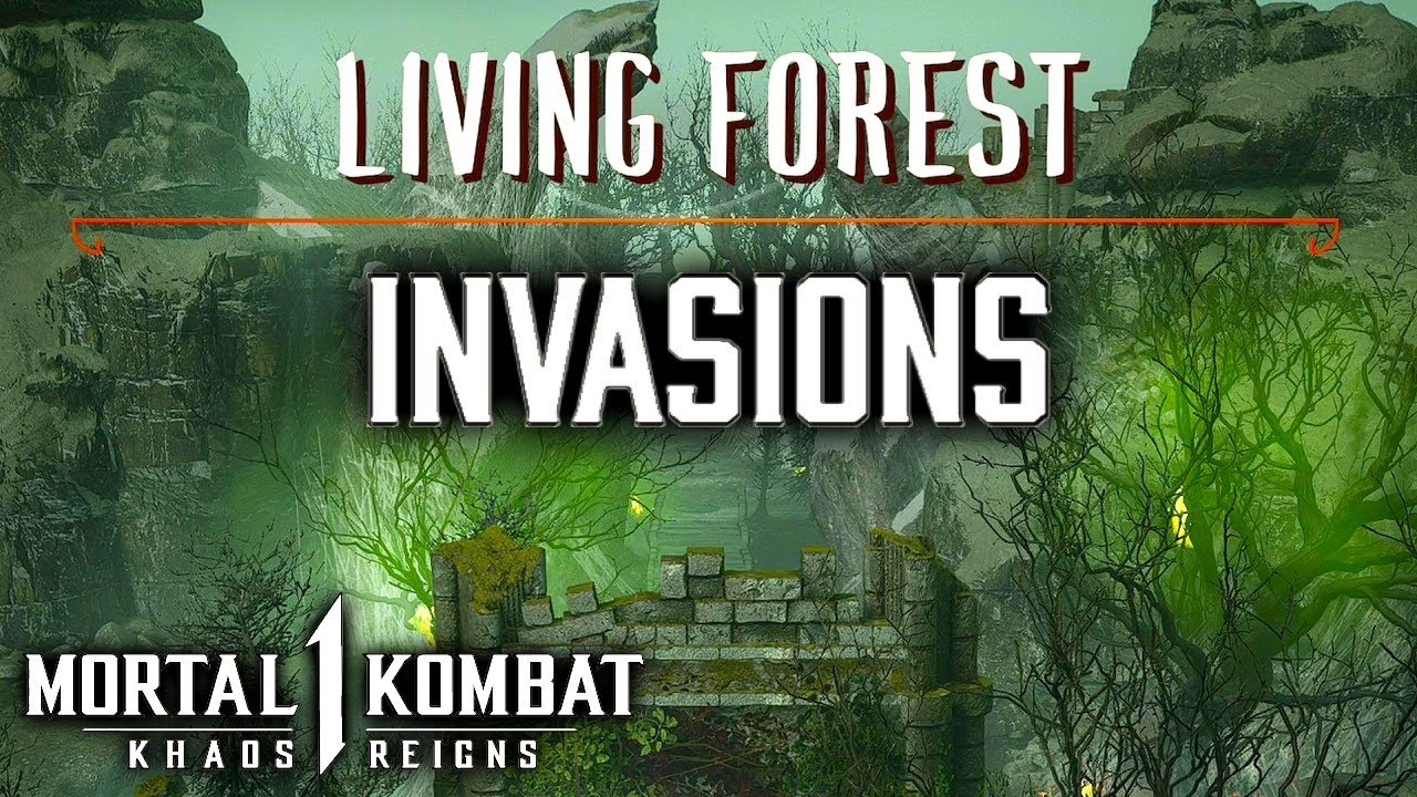 Mortal Kombat 1 - Living Forest Full Walkthrough (Invasions Season 10 / Season of Blood Moon ...