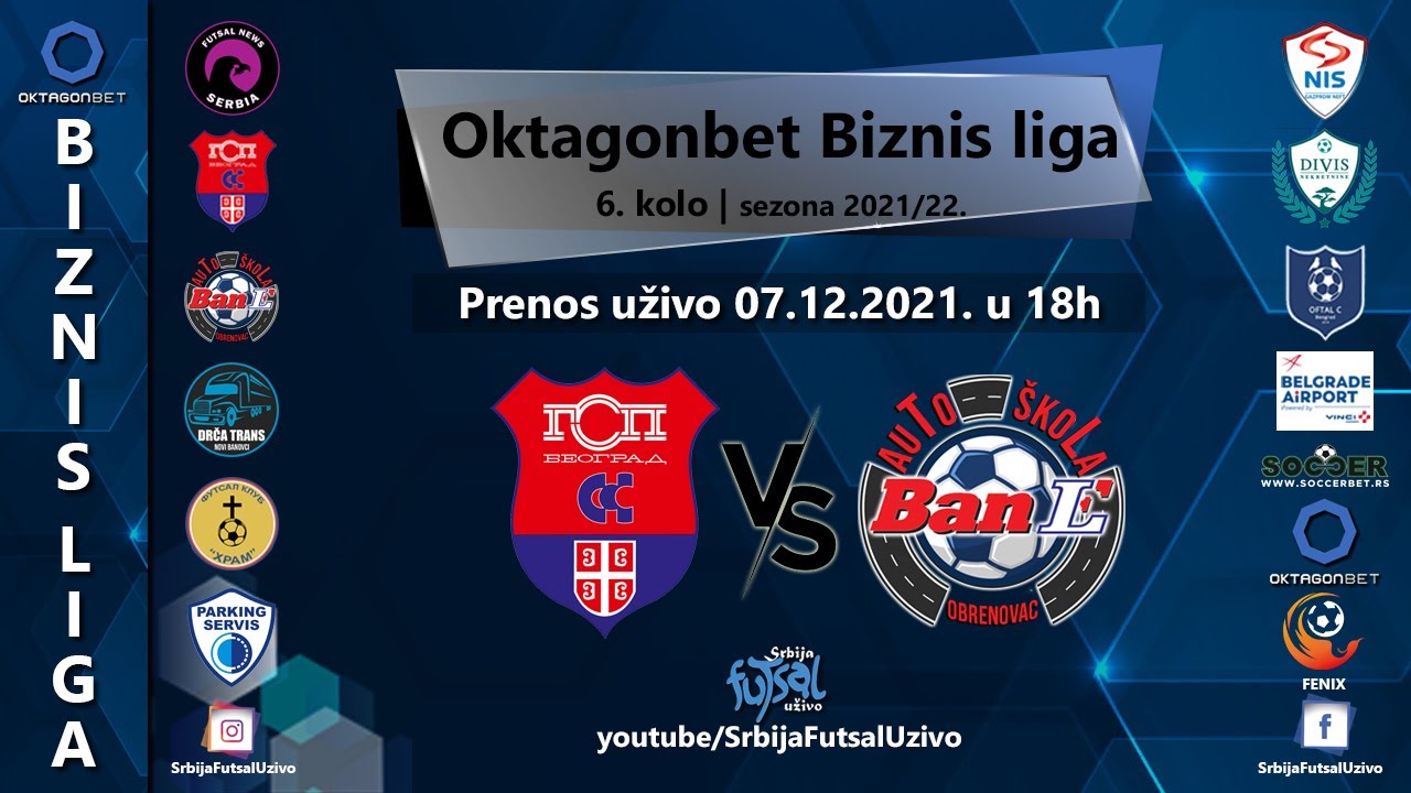 GSP - Auto škola Bane | Oktagonbet Biznis liga - YouTube