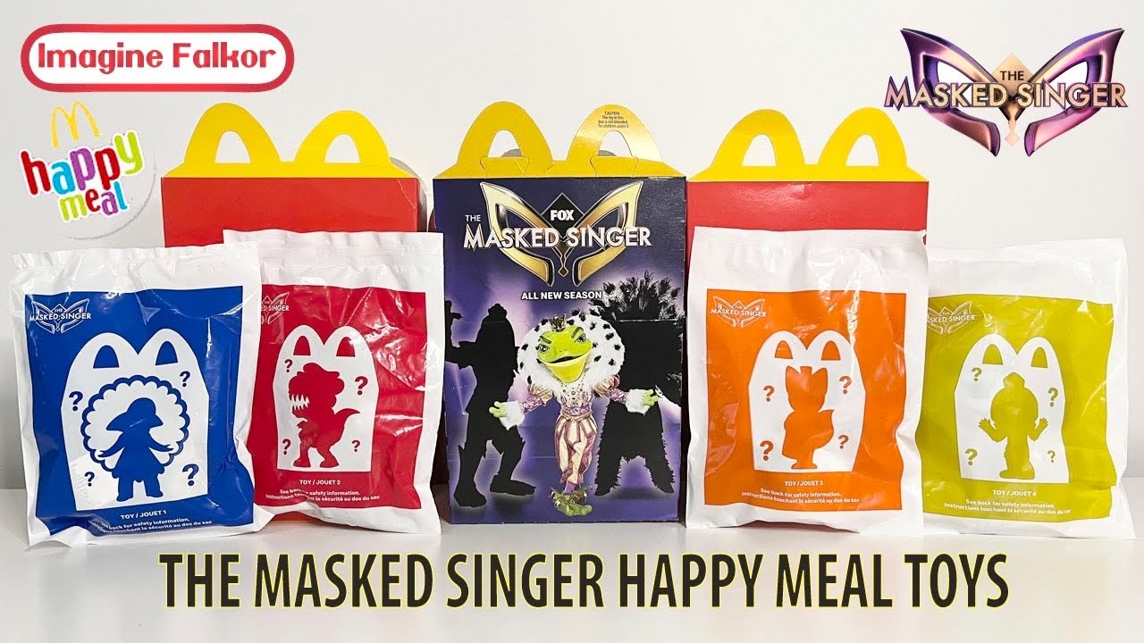 New McDonald’s Happy Meal Toys | The Masked Singer | ASMR Review #toys ...