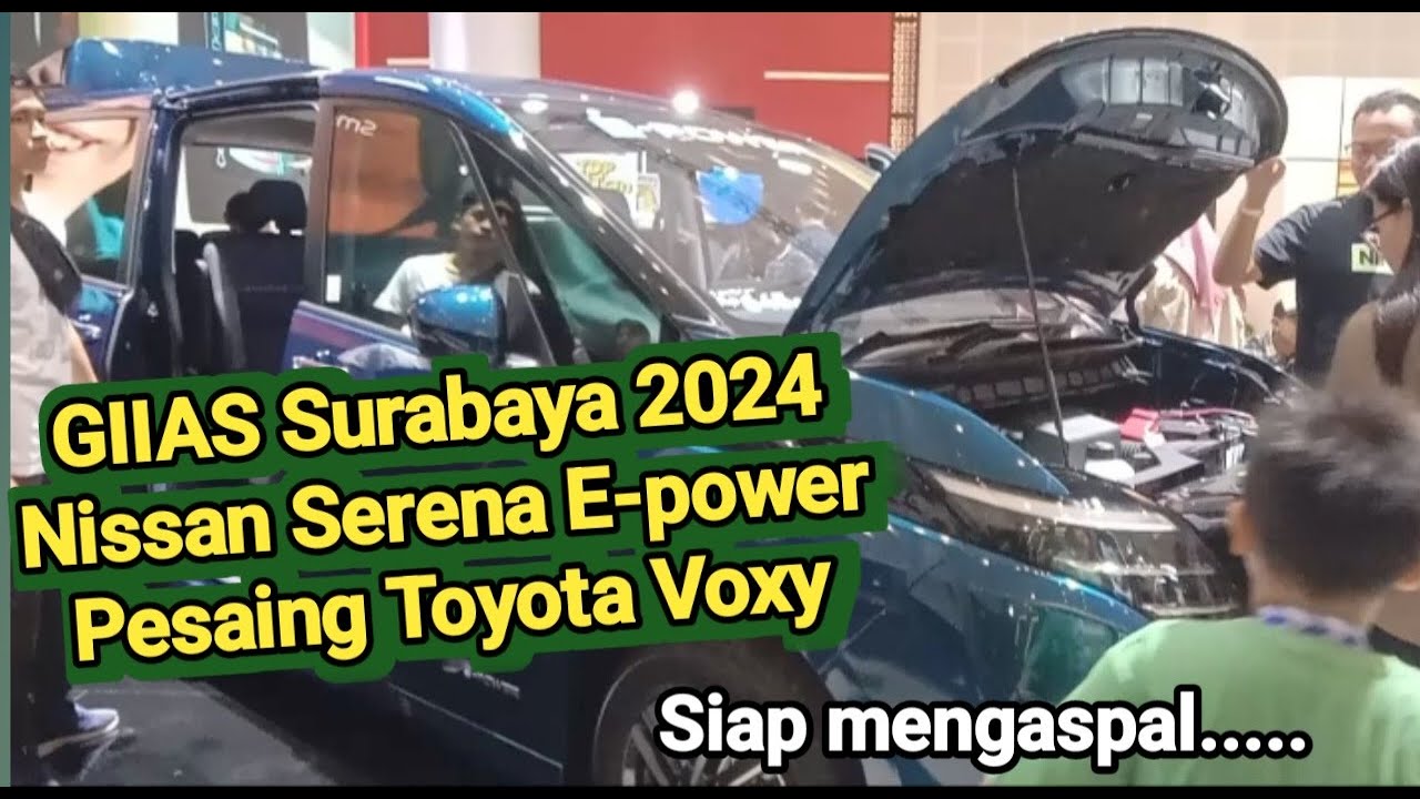 Nissan Serena E-Power Pesaing Toyota voxy - YouTube
