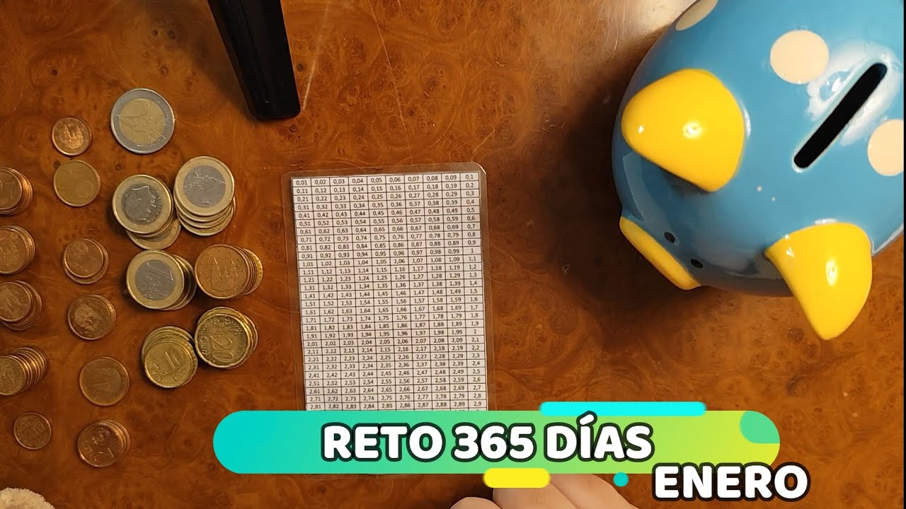 Reto De Los 365 Días | Reto Del Céntimo | Relleno Enero. - YouTube