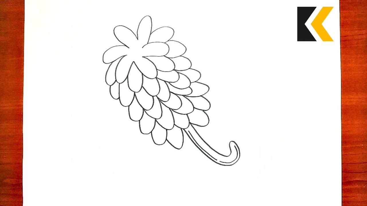 How To Draw Feather Duster | Draw Cleaning Tools Easily - YouTube