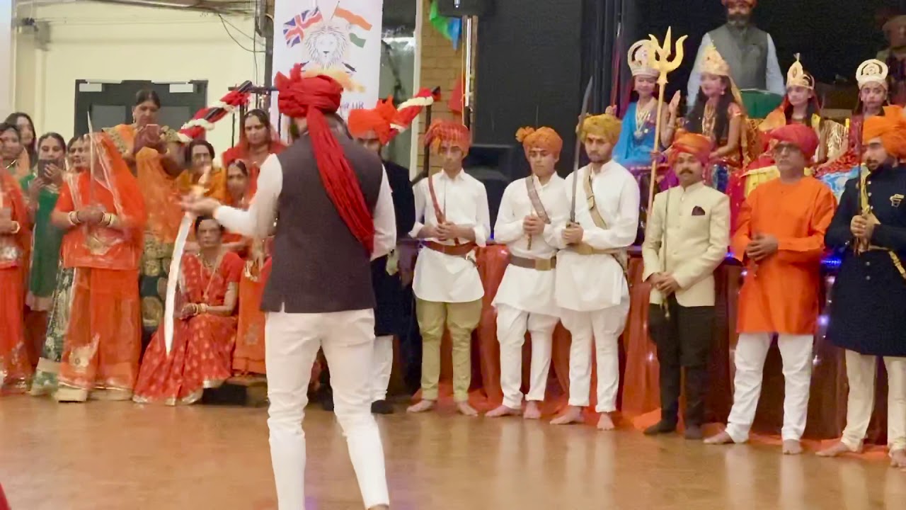 Rajput Samaj of UK - Dussehra 2019 - Sword Performance - YouTube