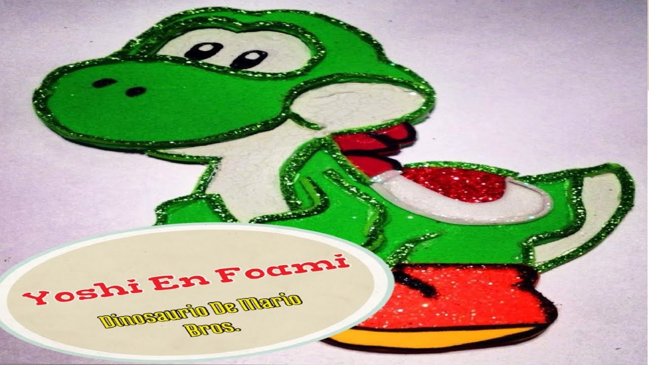 Yoshi En Foami (( Dinosaurio De Mario Bros )) - YouTube