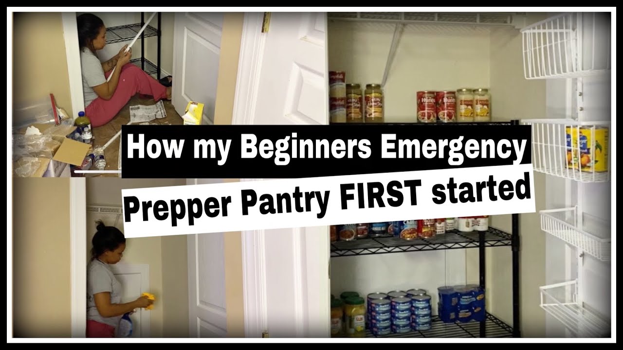 How my Beginners Emergency Prepper Pantry FIRST started | MY PREPPER ...