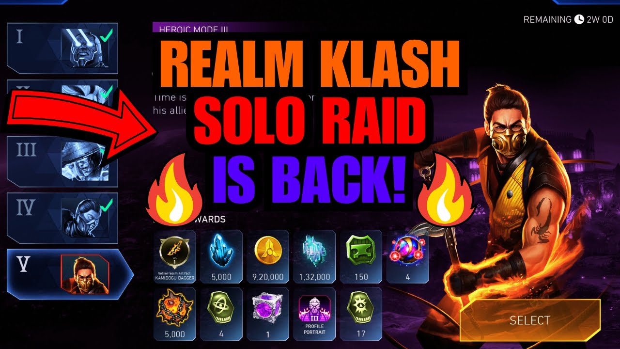 Heroic VI Boss Scorpion Oneshot + Reward!!! 🔥🔥🔥| Realm Klash ...