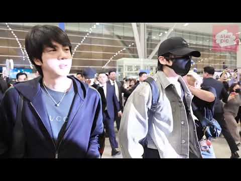 BTS members are airport today departure for Las Vegas new live video#btsnewupdate#btstodaynews#army 