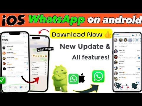 Install ios whatsapp for android | How to Install iphone WhatsApp on ...