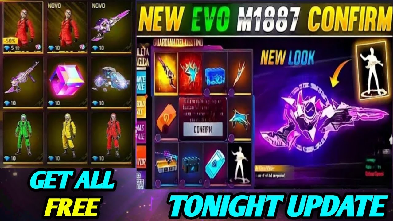 Evo M1887 Faded wheel confirm | M1887 New Skin | Next evo gun free fire ...