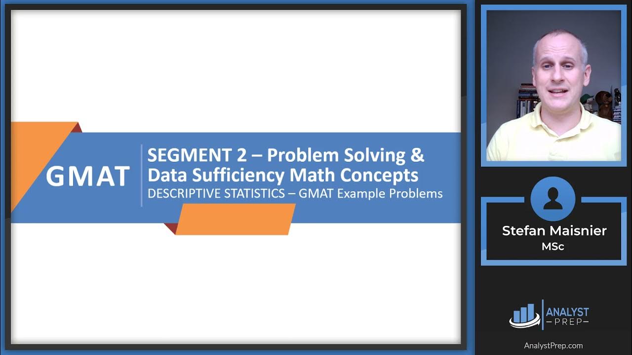 Descriptive Statistics (GMAT Course – Problem Solving & Data Sufficiency Math Concepts) - YouTube