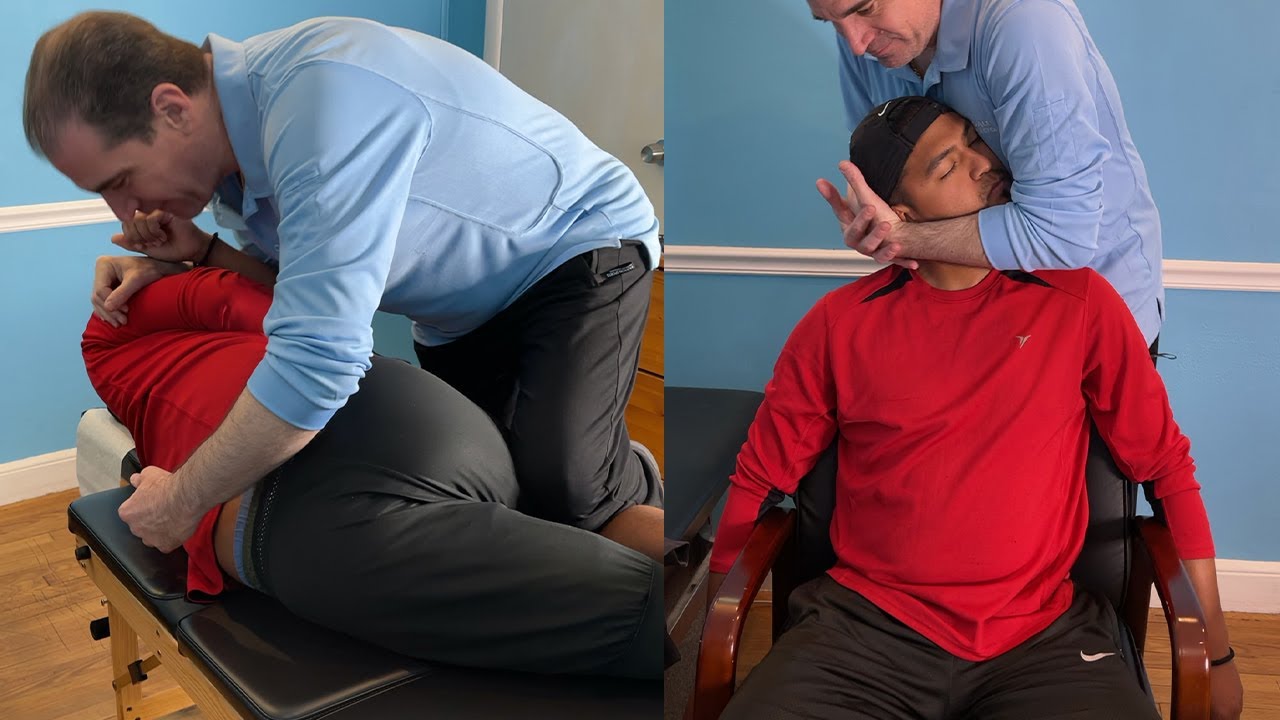 His First Ever Full Spine Chiropractic Adjustment | Chiropractic ...