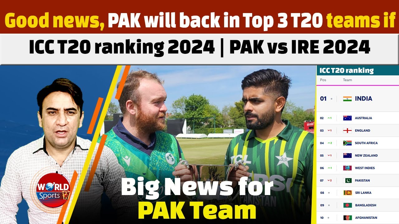Good news, PAK will back in Top 3 T20 teams if… | ICC T20 ranking 2024 ...