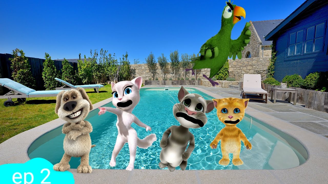 Talking Friends Show Episode 2 Season 1 Swimming Pool - YouTube