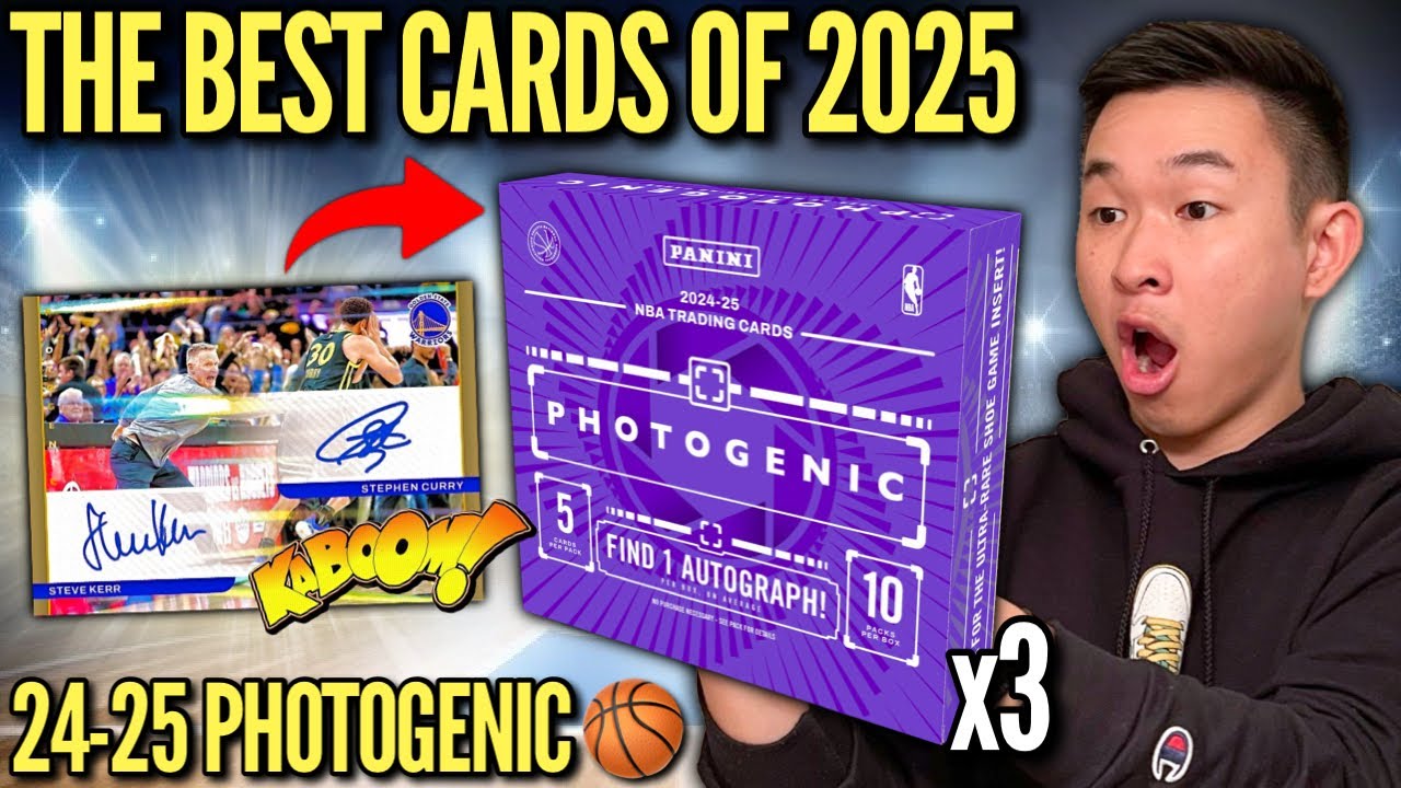 LOADED WITH STUNNING NEW CARDS (BOOM)! 😱🔥 2024-25 Panini PhotoGenic NBA ...