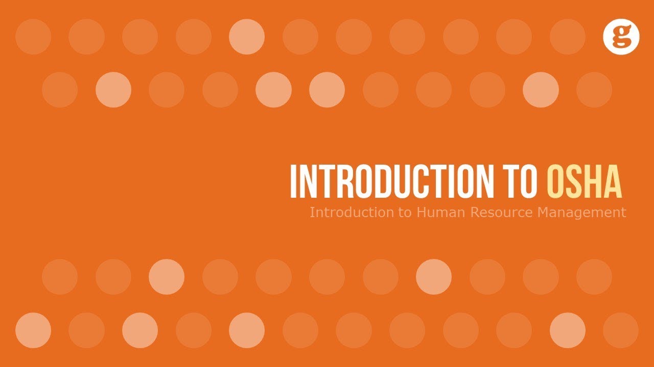 Introduction to OSHA - YouTube