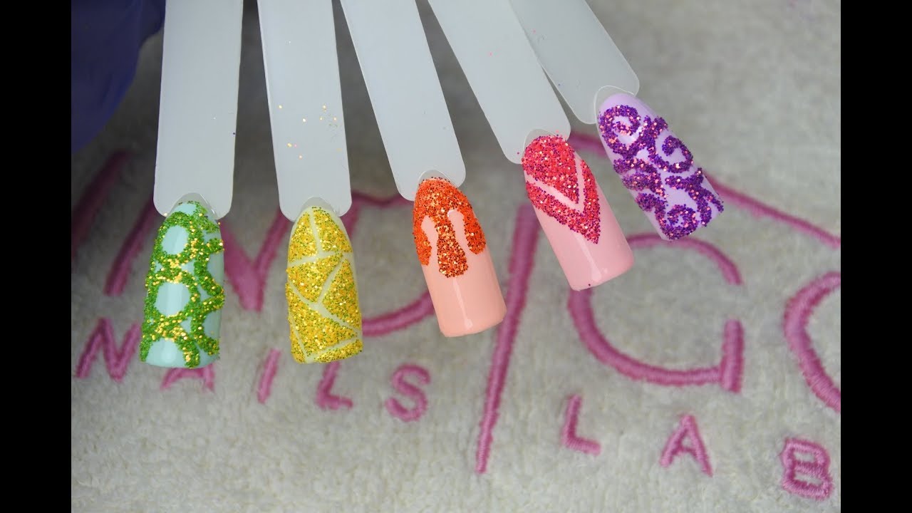 Neon Nails| NEW Pixel Effects Indigo - YouTube