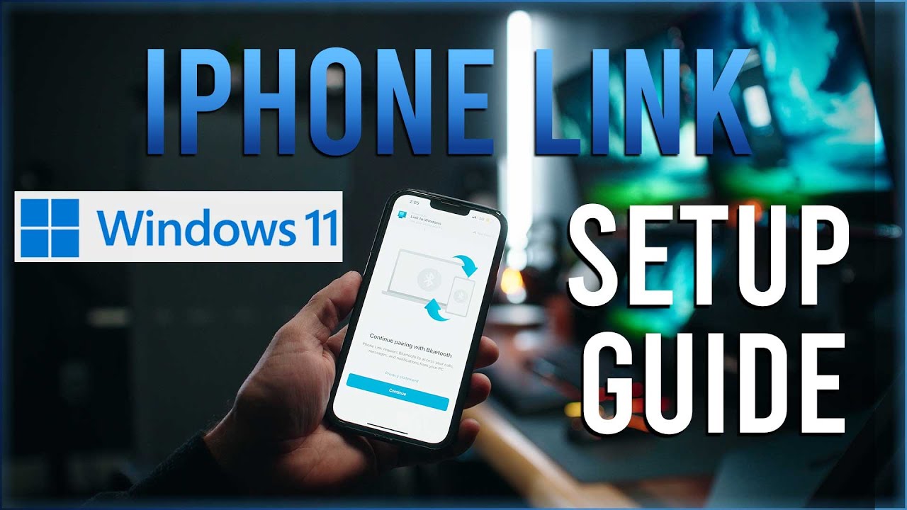 How to Setup iPhone Link on Windows 11 (Updated for 2024) - YouTube