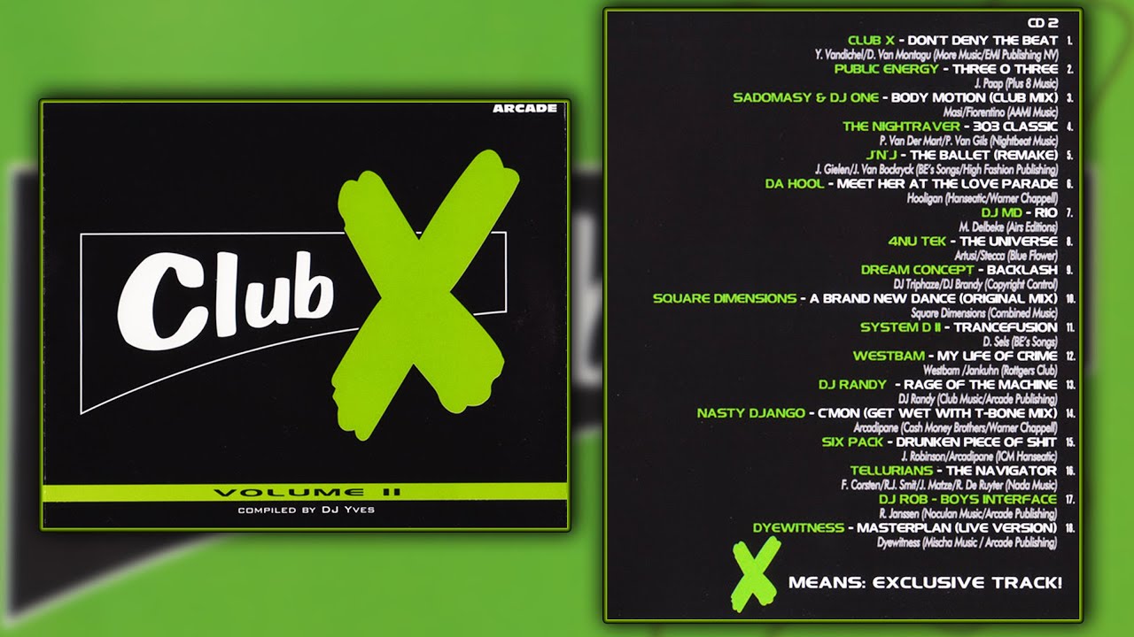 Club X Volume II CD1 - YouTube