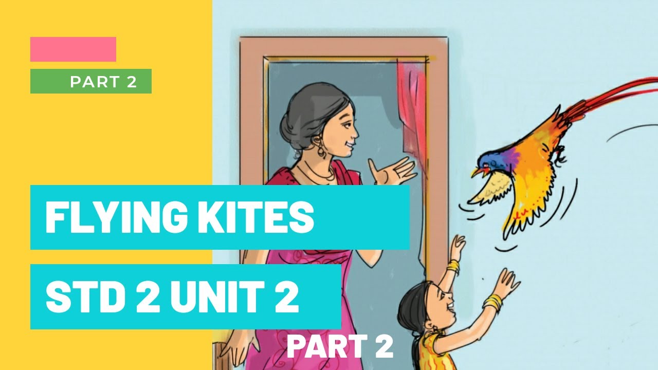STD 2 ENGLISH UNIT 2 FLYING KITES PART 2 - YouTube