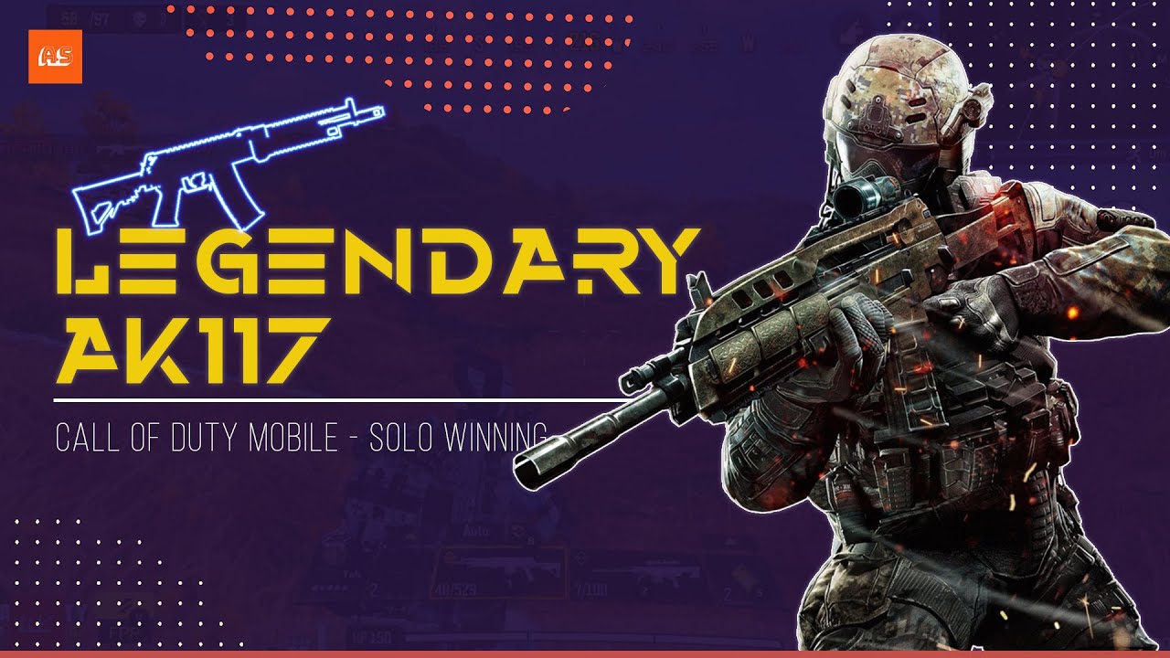 THE LEGENDARY AK117 | CALL OF DUTY MOBILE | SOLO WINNING - YouTube