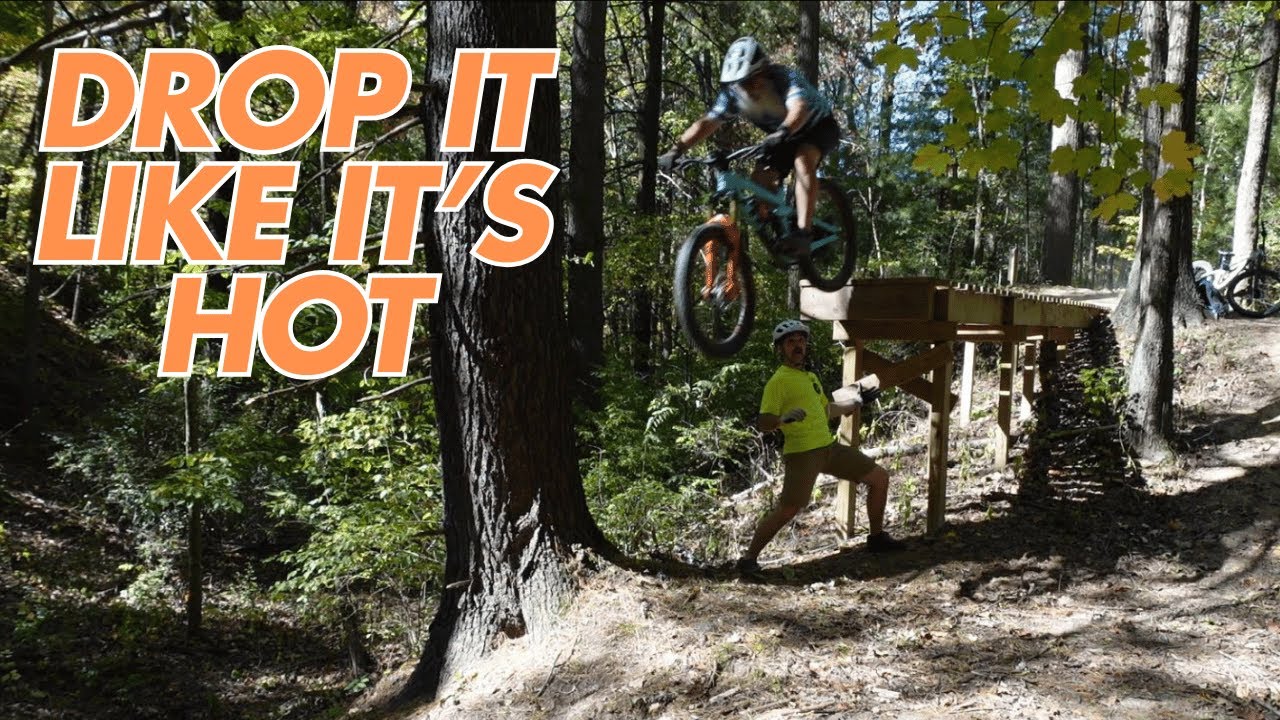 How to Hit Drops on a Mountain Bike - Drop tour at Griffin Bike Park ...
