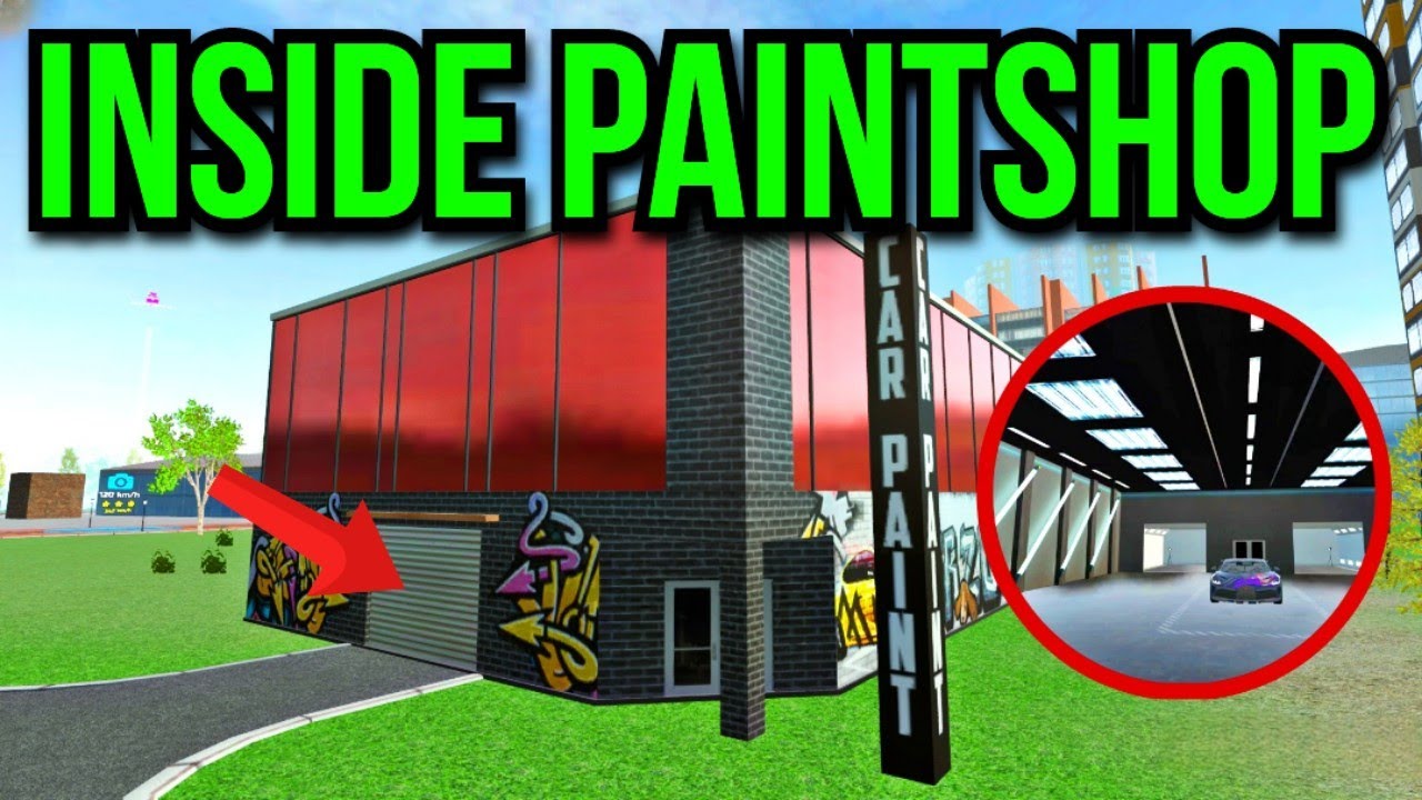Entering the Paint Shop - Car Simulator 2 - YouTube