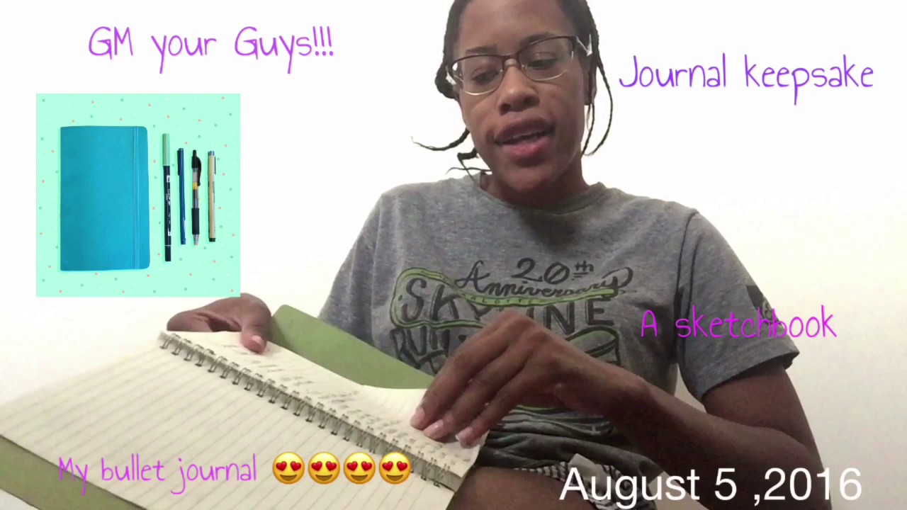 Bullet journal Friday keepsake 📓 - YouTube