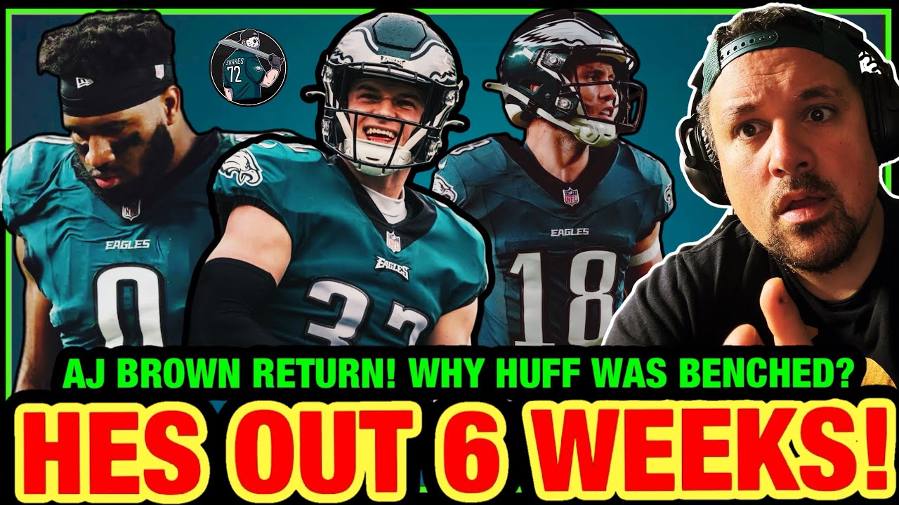 ANOTHER INJURY HIT! AJ BROWNS RETURN? WHY HUFF WAS BENCHED? DEVIN WHITE ...