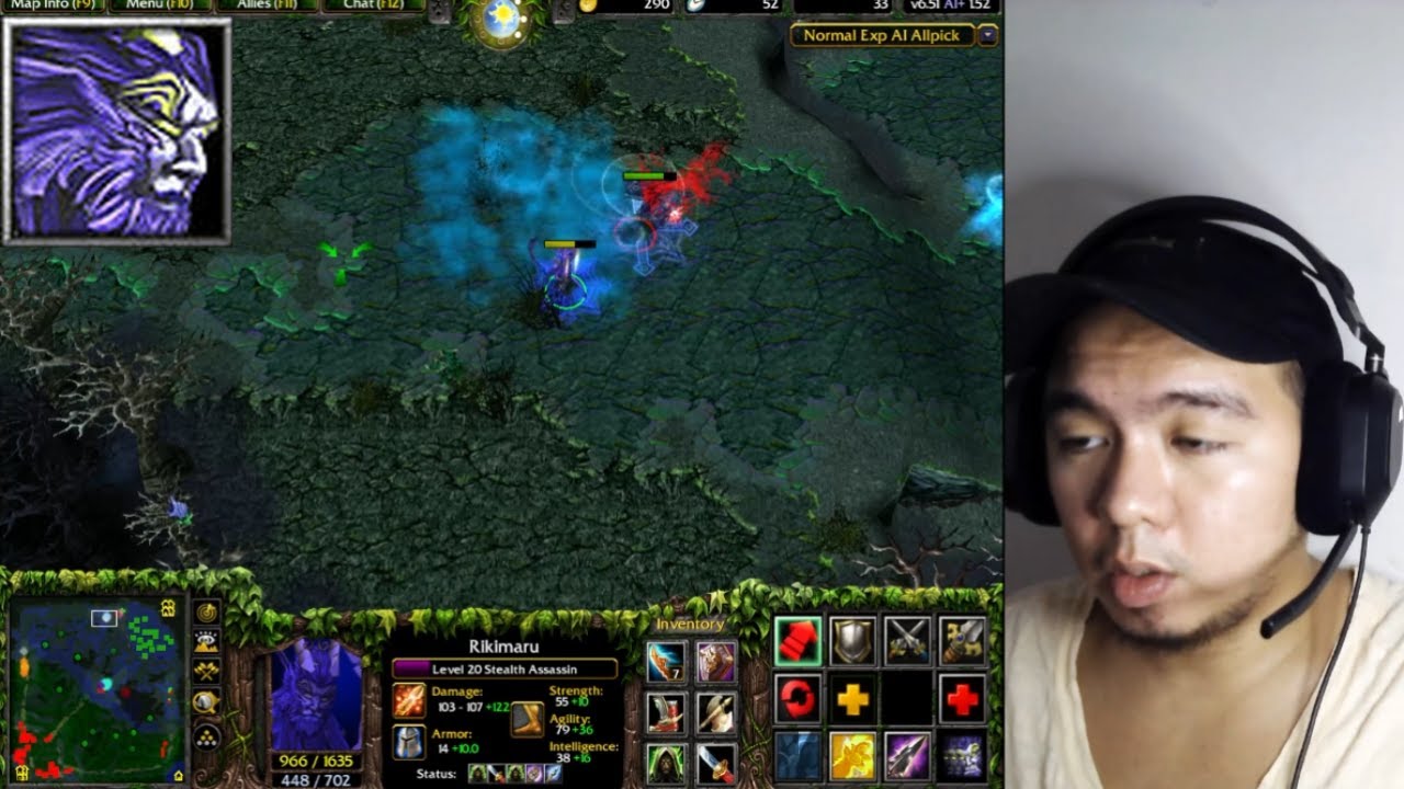 [Bring Back Memories] Classic Dota 1 Rikimaru gameplay AI + 6.51 map - YouTube