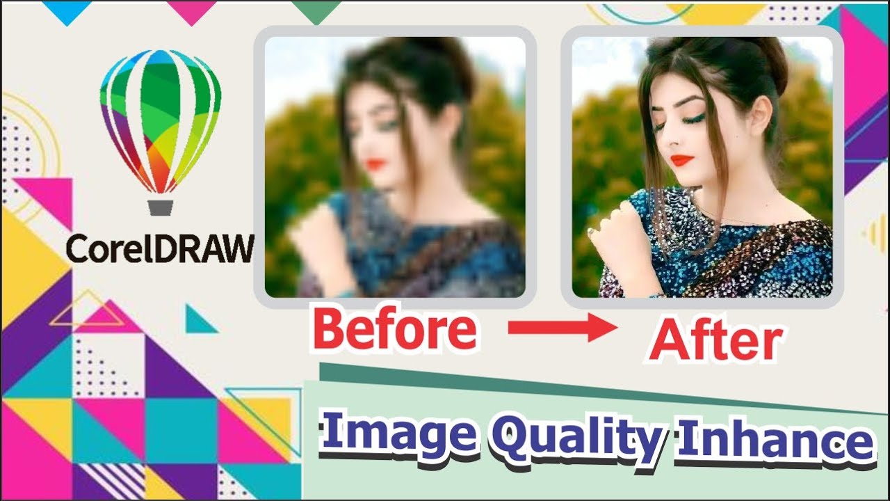 Corel Draw Image Quality enhanced | graphic Design - YouTube