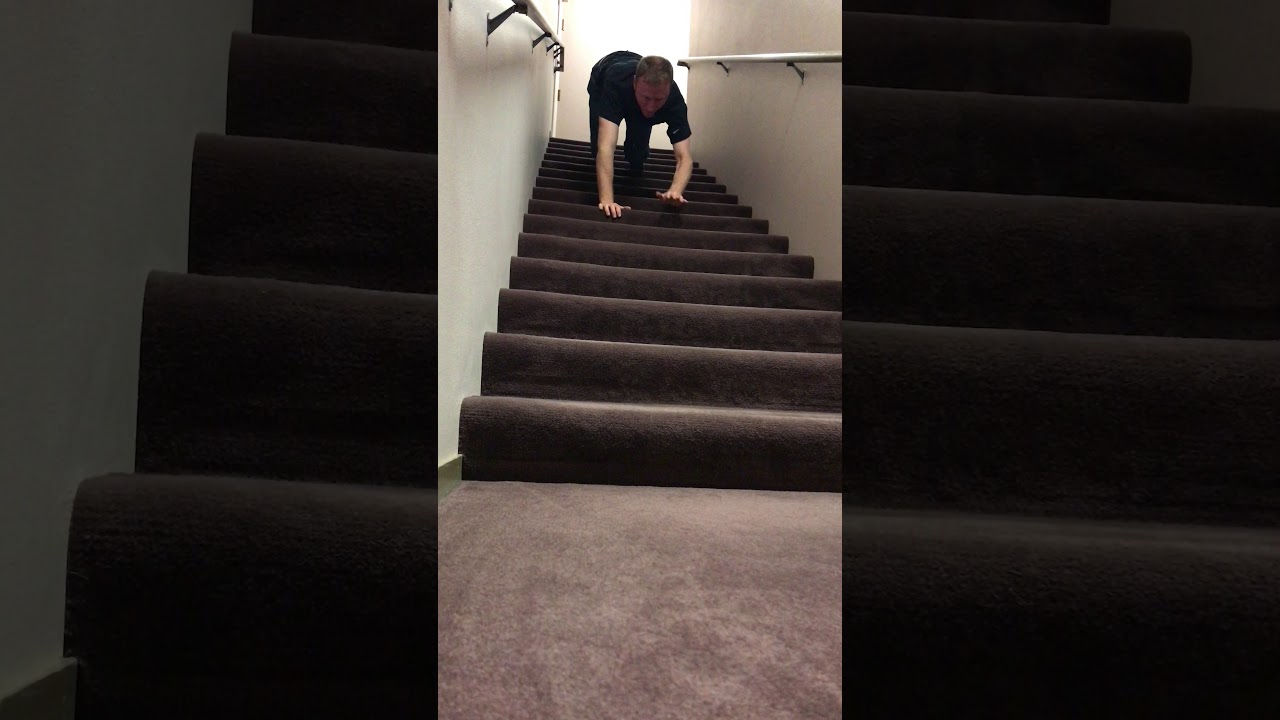 Stairs Bear Crawl - YouTube